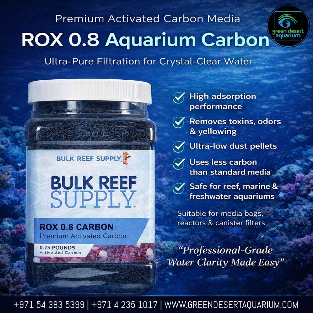 ROX 0.8 Aquarium Carbon | Premium Activated Carbon Media — Green Desert ...