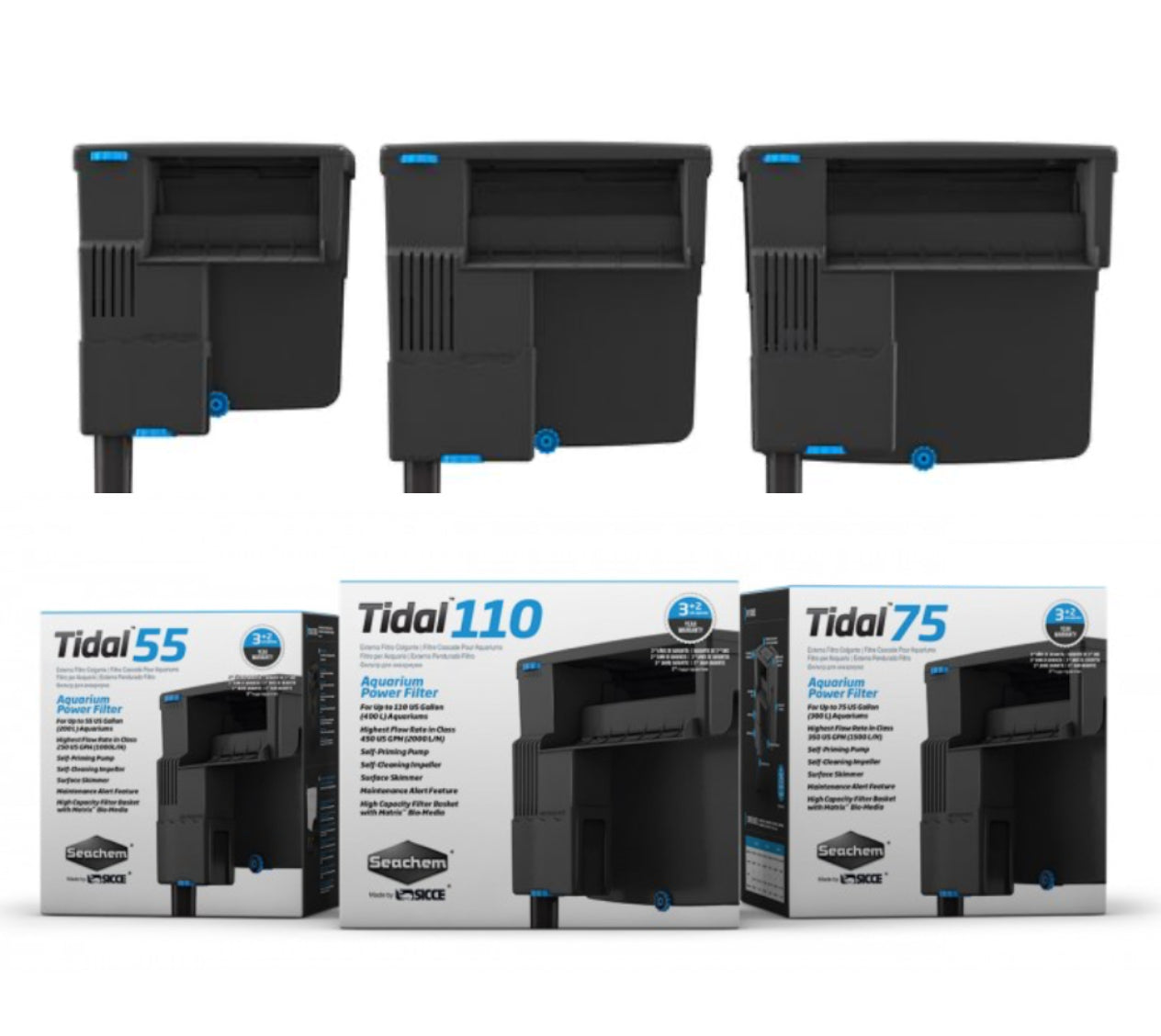 Hang On Tidal Filter 35 (Uk Plug) - Green Desert Aquarium