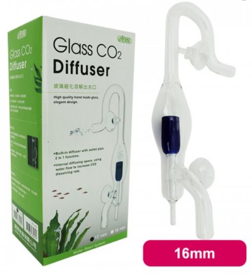 ISTA - Glass co2 Diffuser inline 16mm